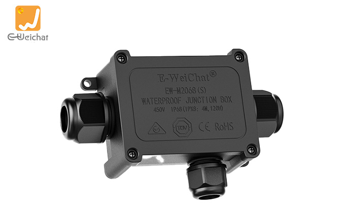 3 Way Plug Line Plastic External Junction Box 2068S-3T Straight Through ...