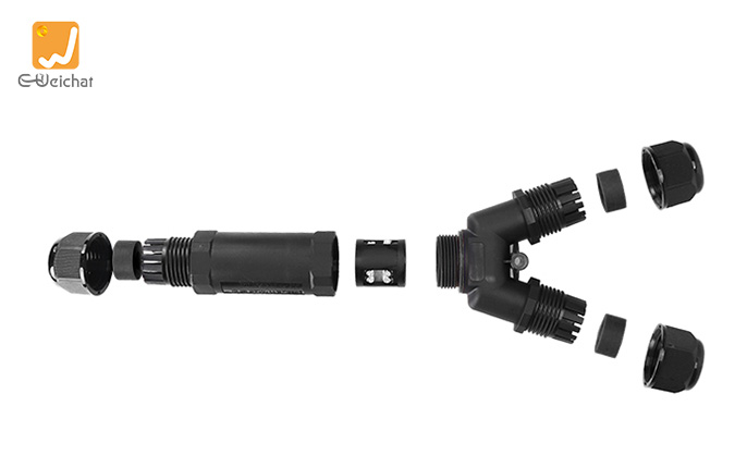 3 Way Waterproof Cable Connector M25Y 3 Pin IP68 Waterproof Connector ...